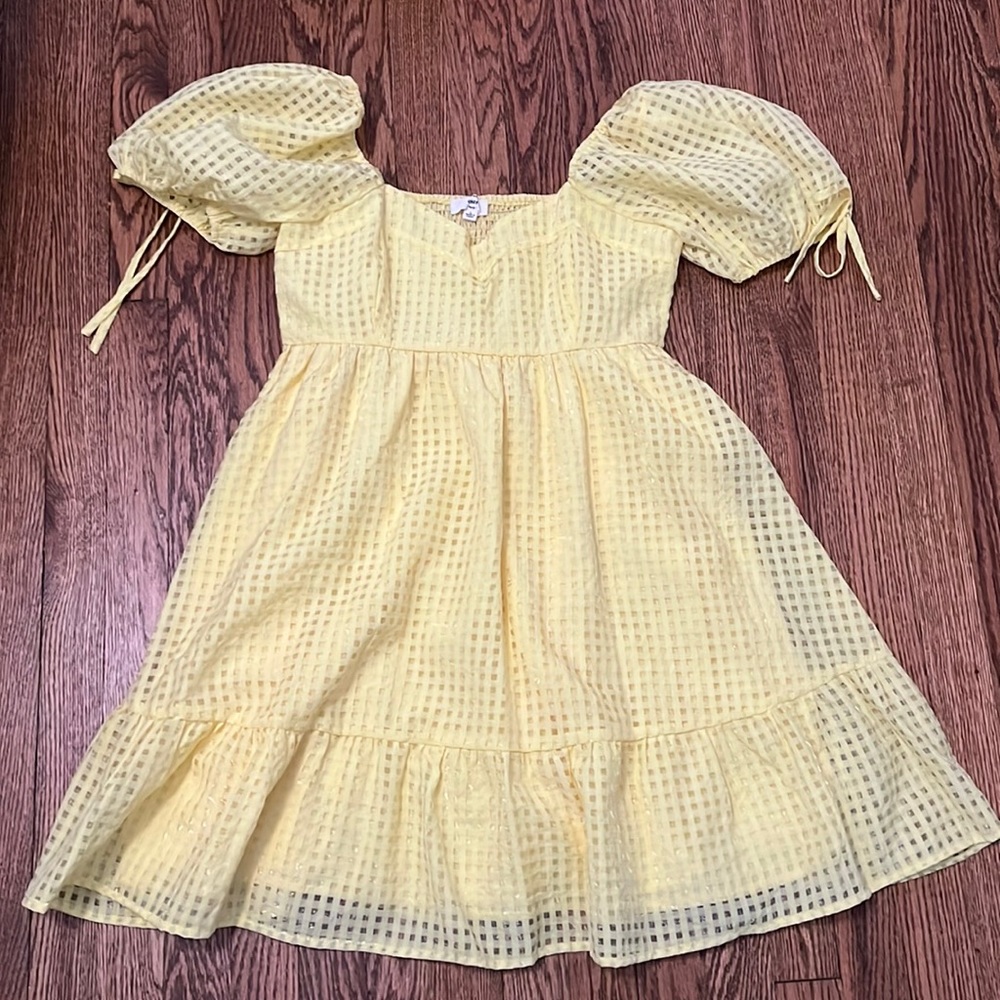 Yellow Puff Dress - Gem
